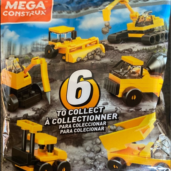 Mega Construx | Toys | 6 Bags Mega Construx Construction Set Sealed ...